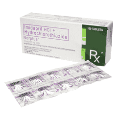 NORPLUS Imidapril Hydrochloride / Hydrochlorothiazide 10mg / 12.5mg ...